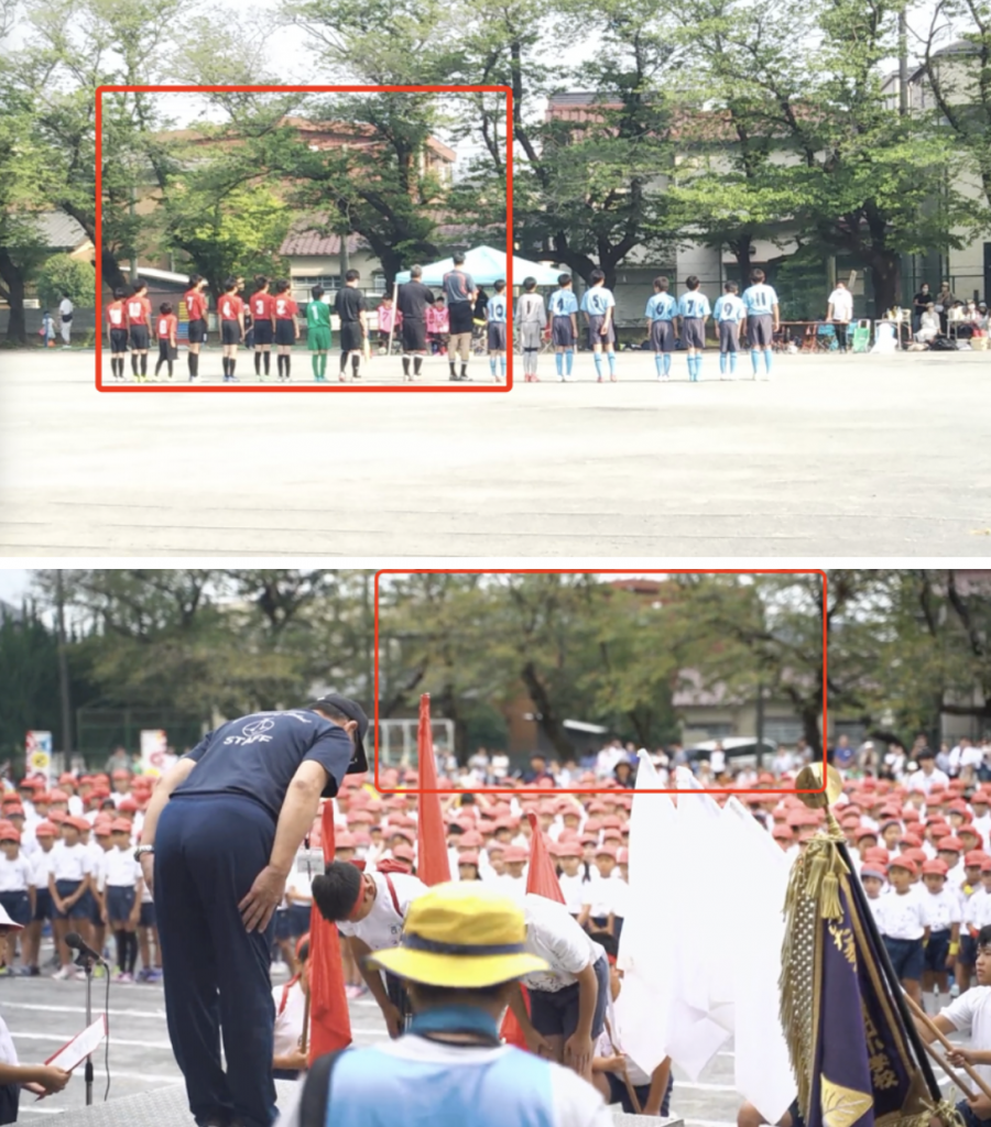 This video does not show Japanese elementary school students taking an ...