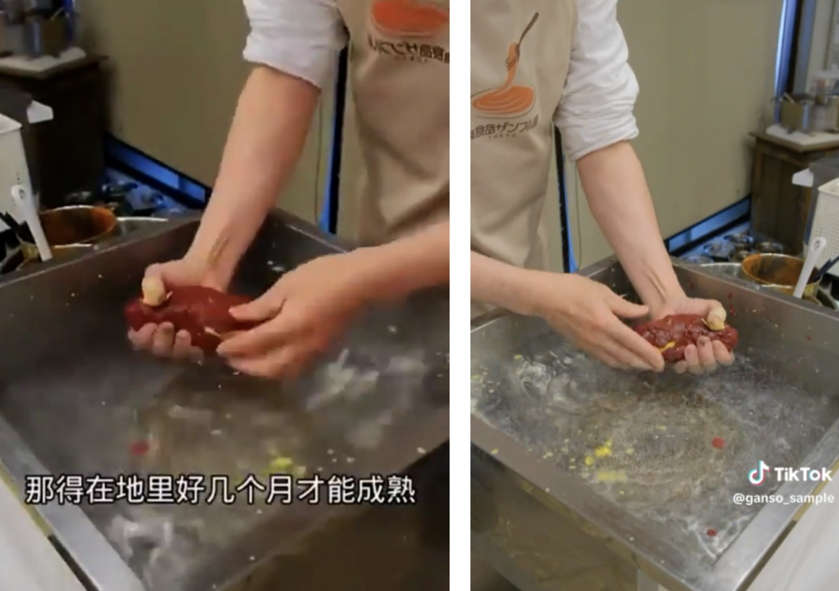 Viral video shows food model made by Japanese company, not fake sweet ...