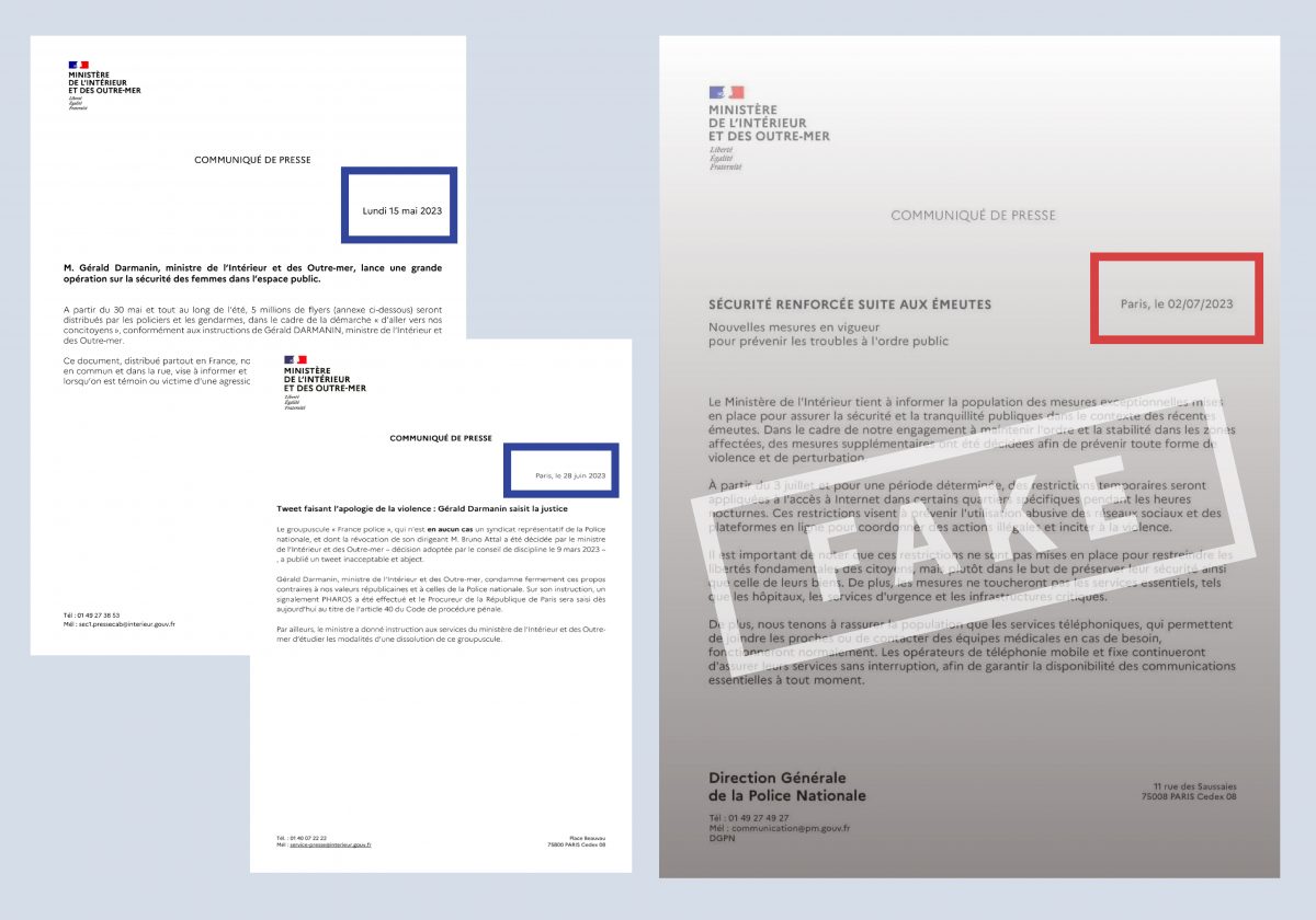 The French government has clarified that document claiming internet ...
