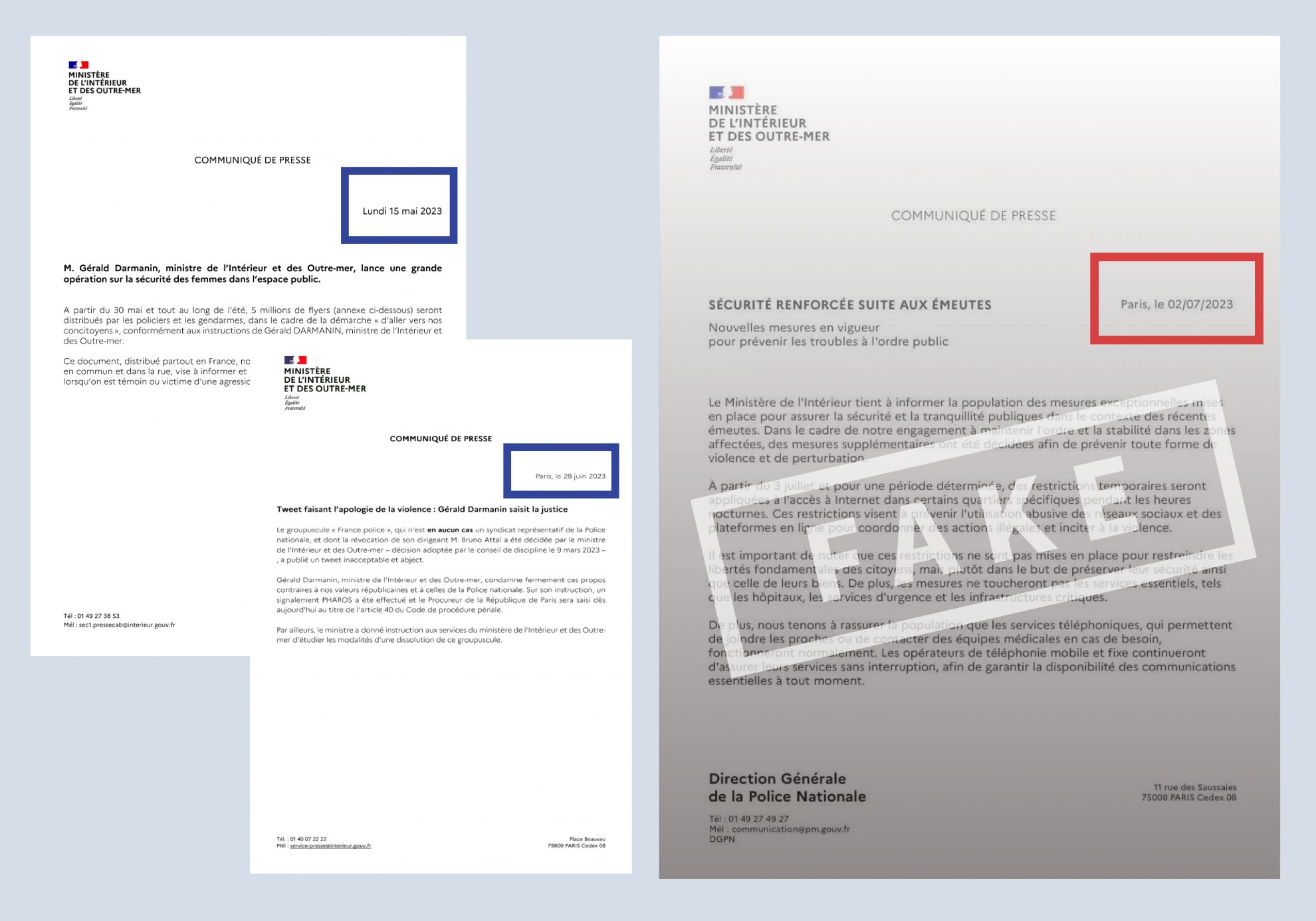 The French government has clarified that document claiming internet ...